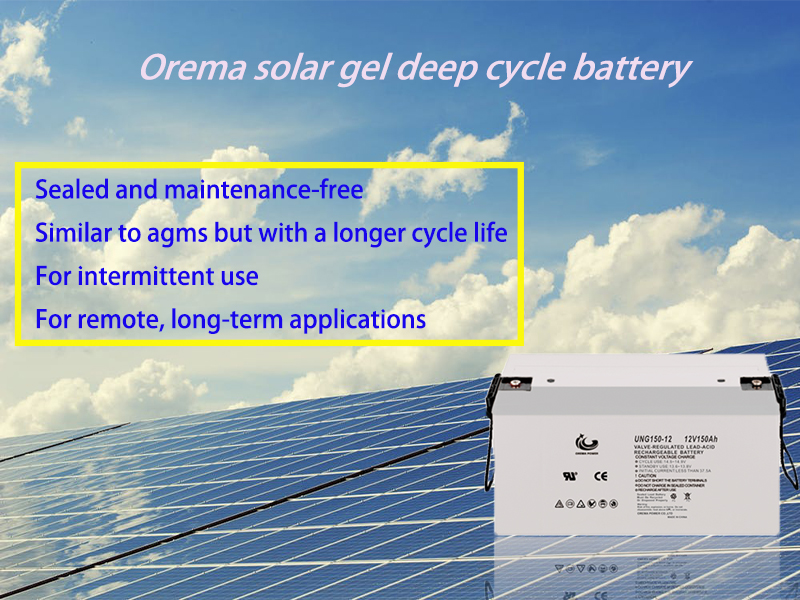 Solar Gel Deep Cycle Battery is Versatile and Efficient Power Storage ...